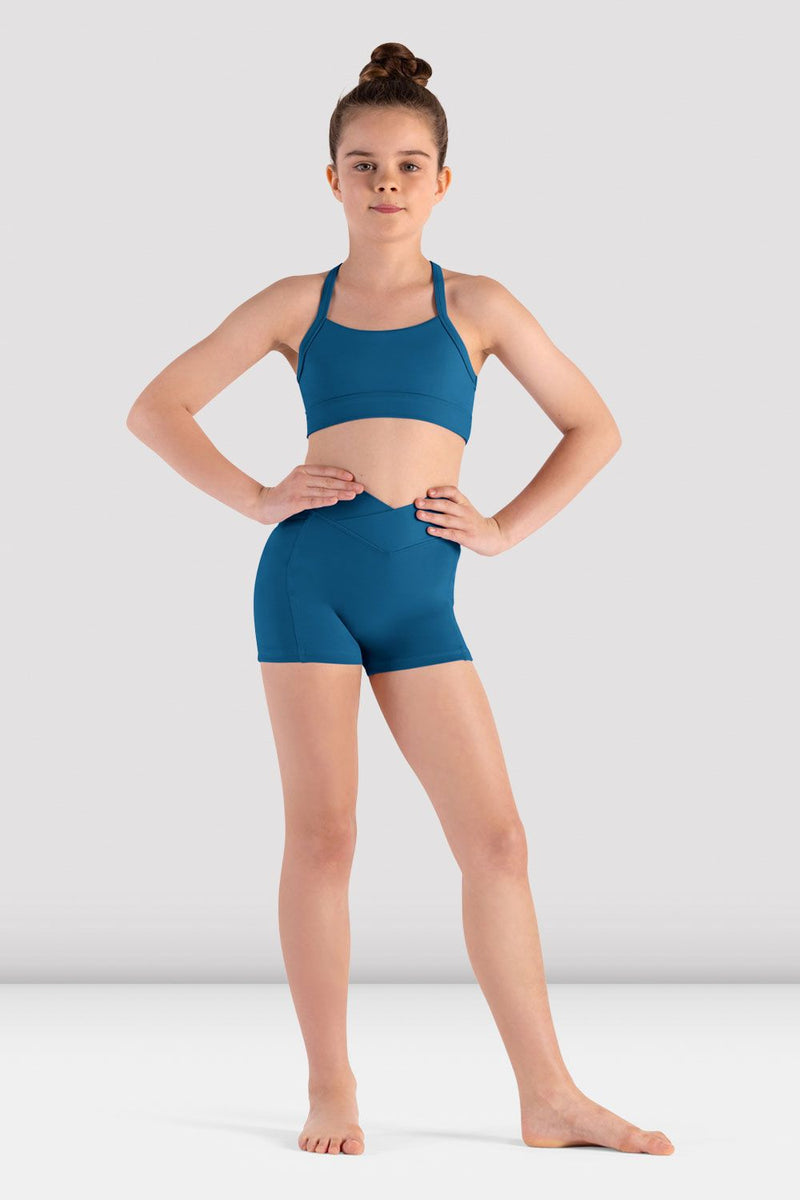 Girls Nicolia V Front Short, Blue – BLOCH Dance EU