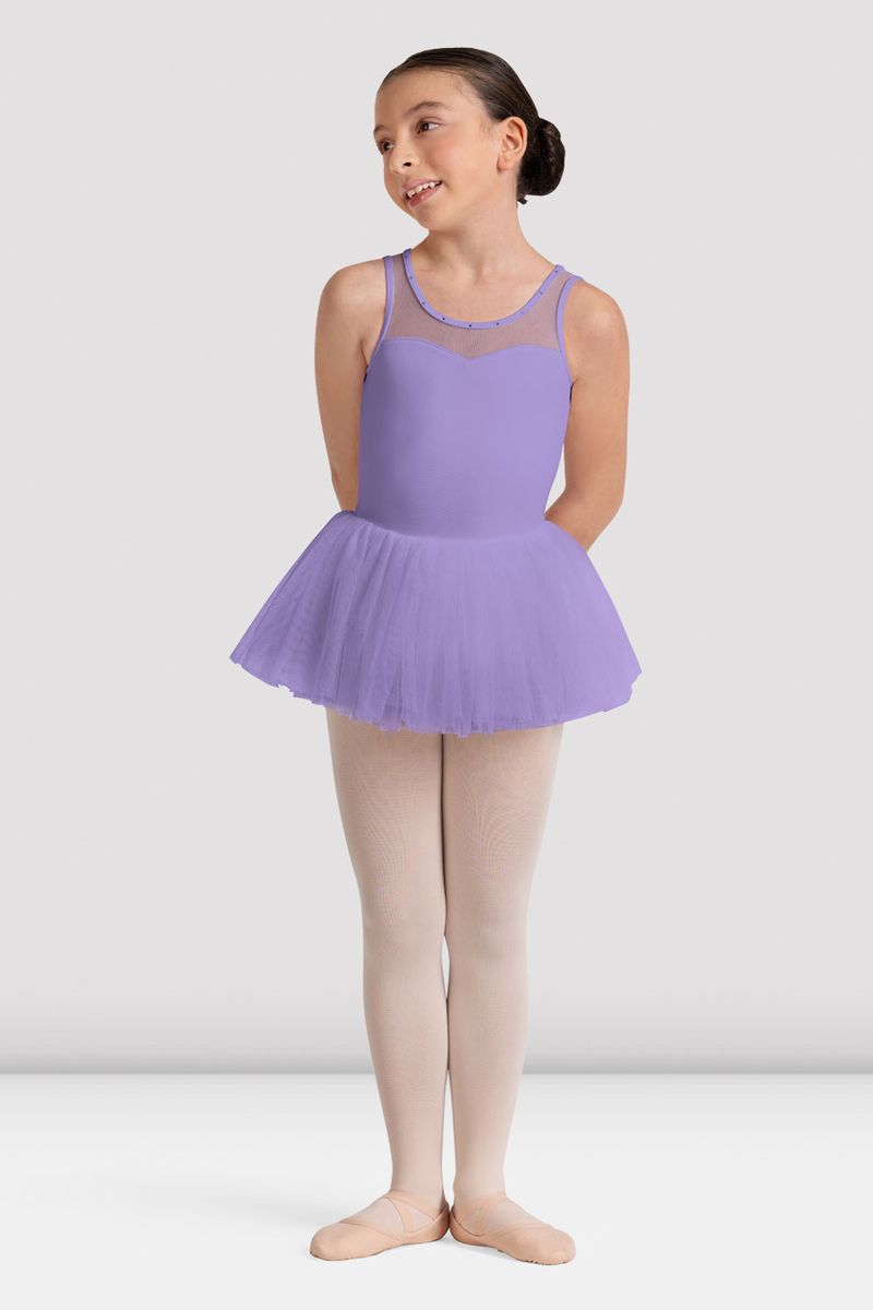 Girls Maria Floral Tank Tutu Dress, Purple – BLOCH Dance EU