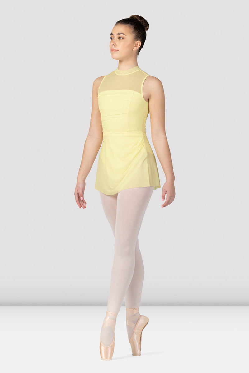 Ladies Fifi Seamed Mesh Frill Skirt, Yellow – BLOCH Dance EU